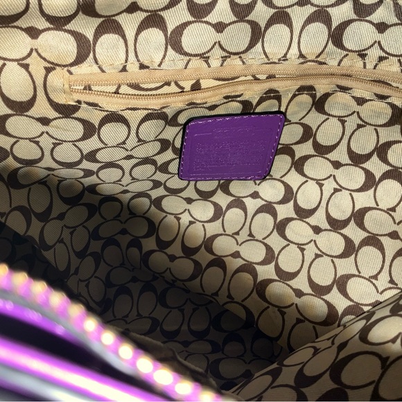 Coach | Bags | Nwt Purple Coachtote | Poshmark